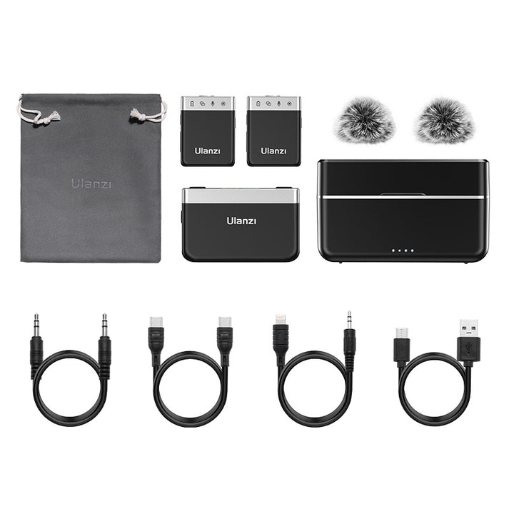 Ulanzi U-Mic AM18 Wireless Lavalier Microphone System A018GBB1