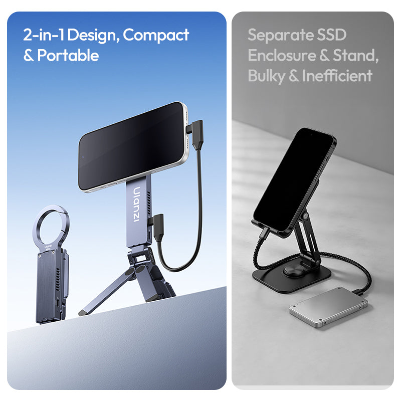 MagSafe SSD Enclosure | Mobile Phone Camera Stand - Ulanzi