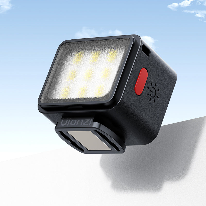Compact Cube LED Selfie Light | Portable Rechargeable