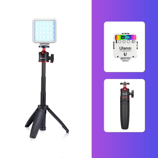 Rechargeable Mini RGB Light | Portable LED Video Lamp